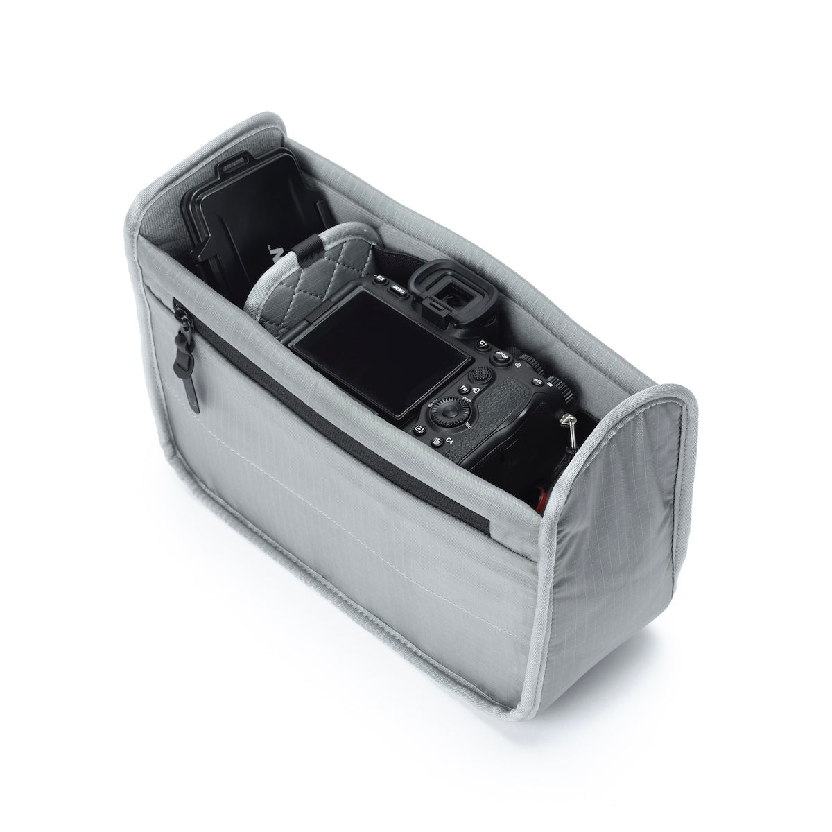 Black Ember Grip Sling 9 Camera Insert - Silver Matte | Camera Insert ...