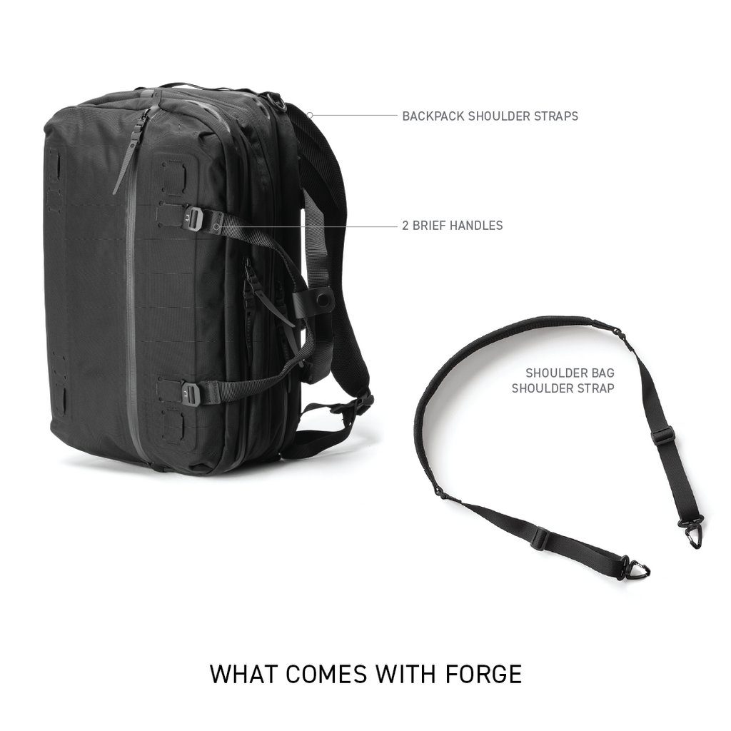 Black Ember FORGE | Laptop Backpack For Men